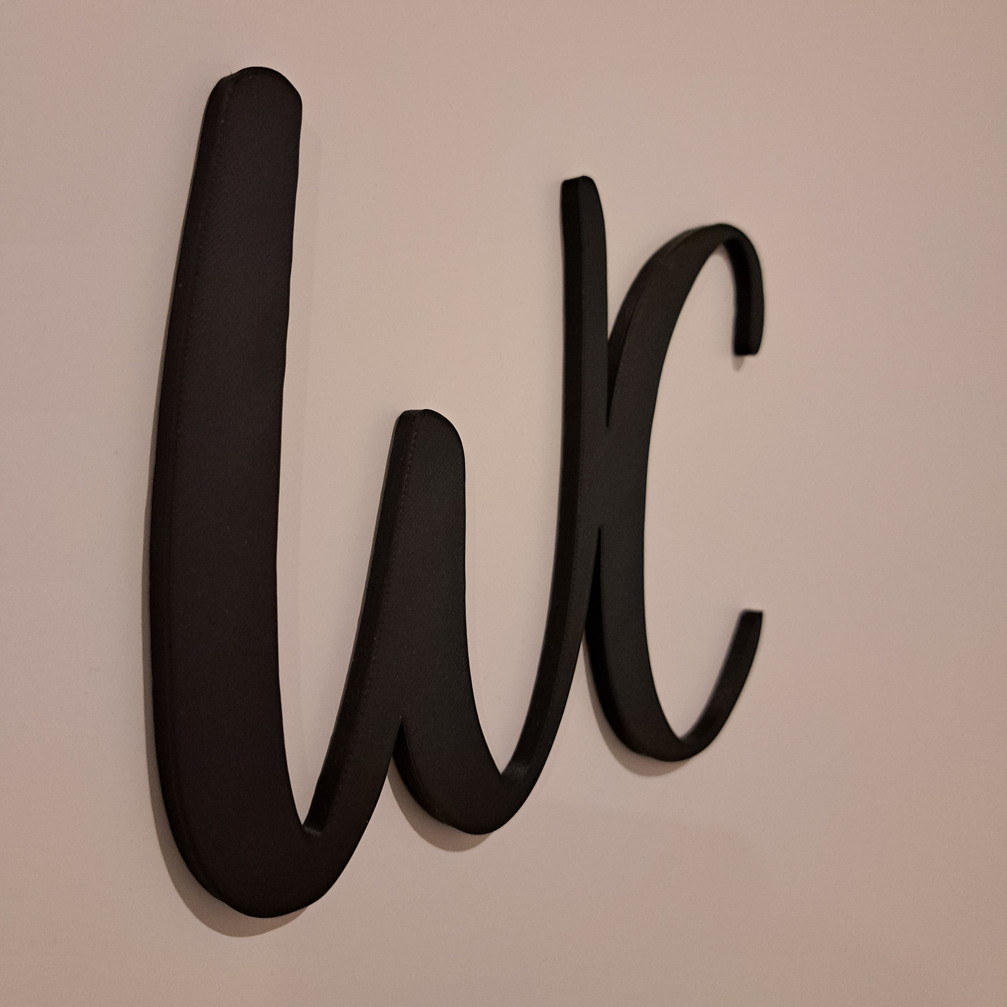 Subtle Bathroom Sign by koobj | Download free STL model | Printables.com