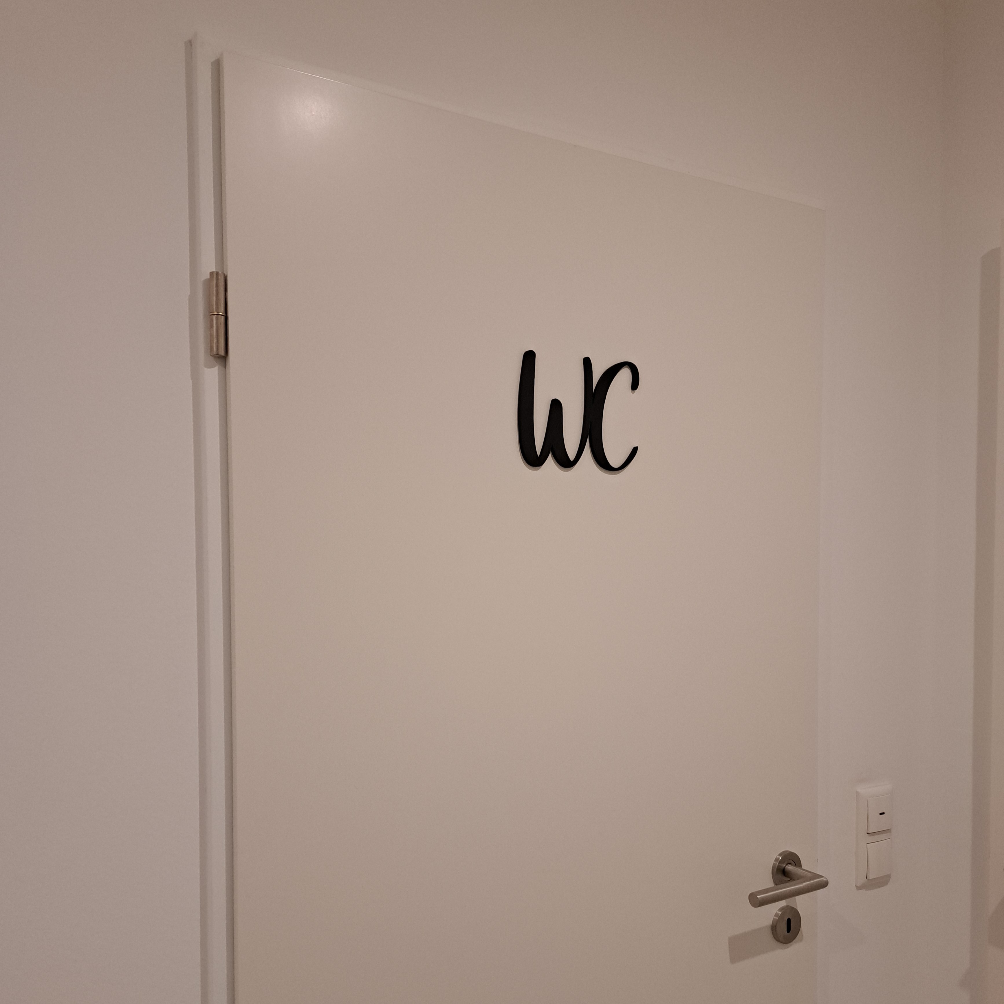 Subtle Bathroom Sign by koobj | Download free STL model | Printables.com
