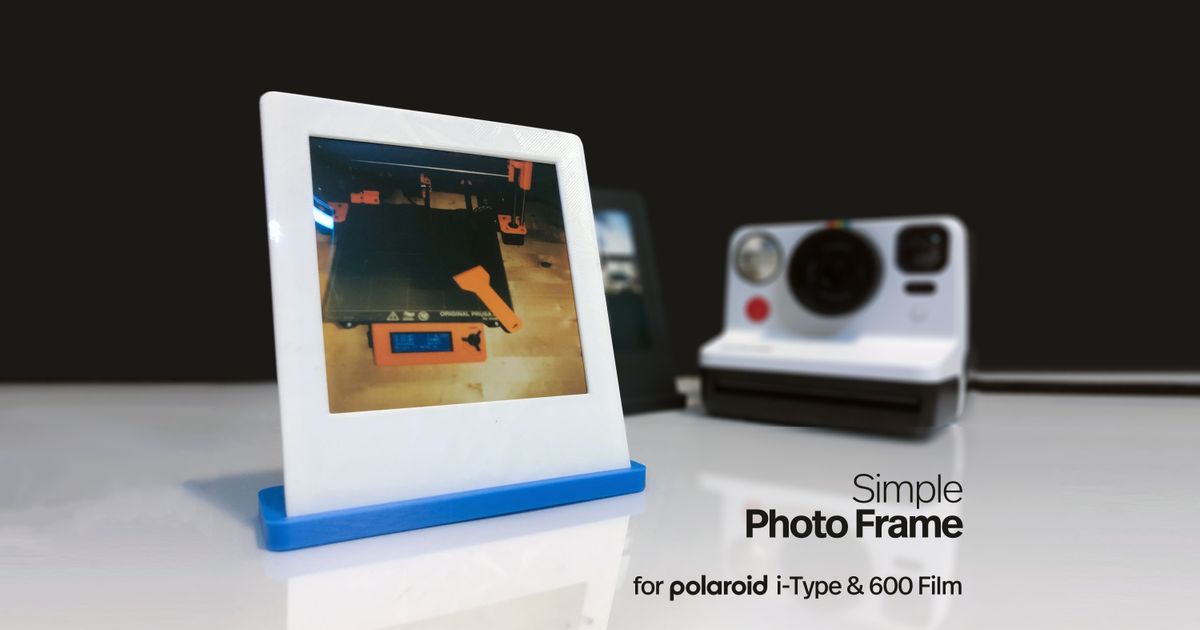 Photo Frame for Polaroid i-Type and 600 film size by SheepMe ...