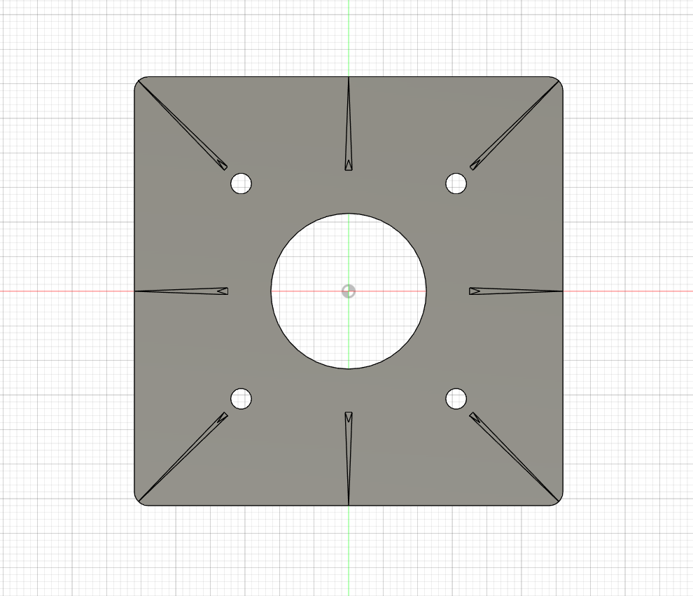 Nema-17 stepper motor top mounts by Dreigas | Download free STL model ...