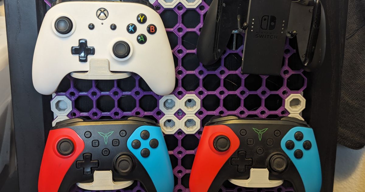 Multiboard - Universal Game Controller Wall Mount Stand by Ryan G ...