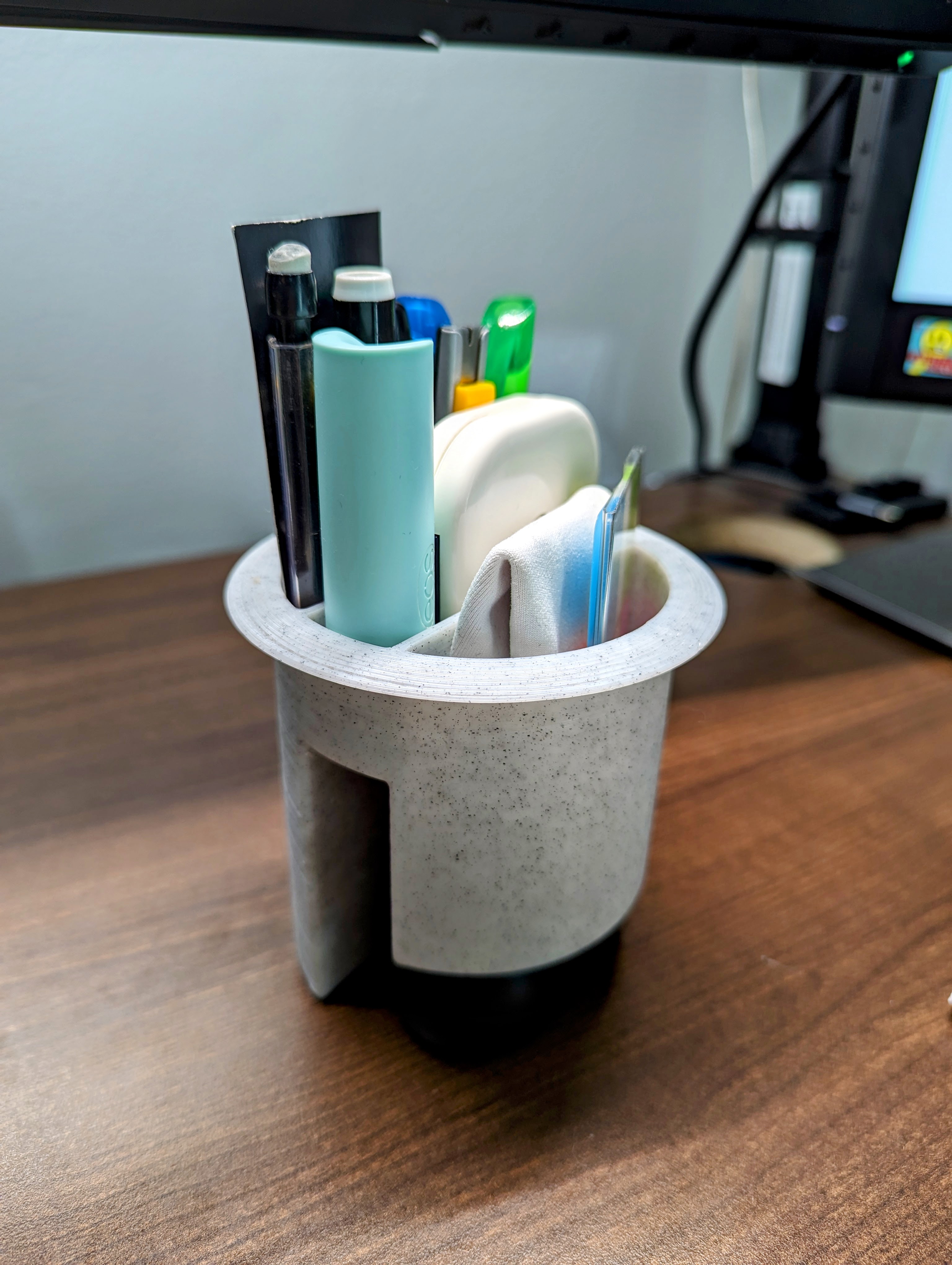 Desk Organizer (Grommet Insert) by io_roboto | Download free STL model ...