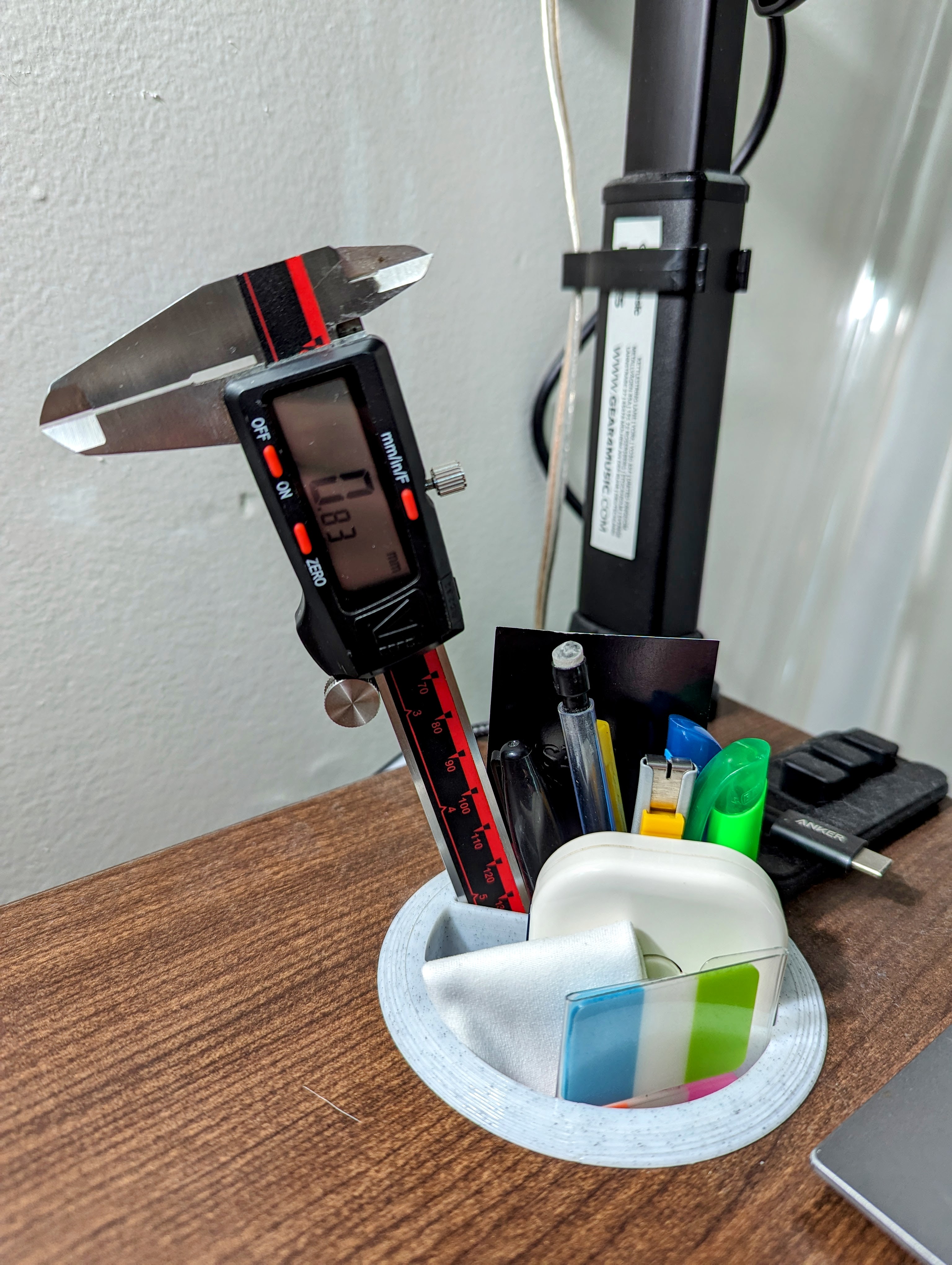 Desk Organizer (Grommet Insert) by io_roboto | Download free STL model ...
