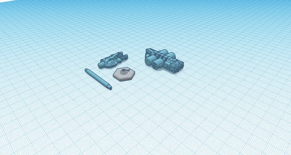 Spaceships with stand by Jedibiker1234 | Download free STL model ...