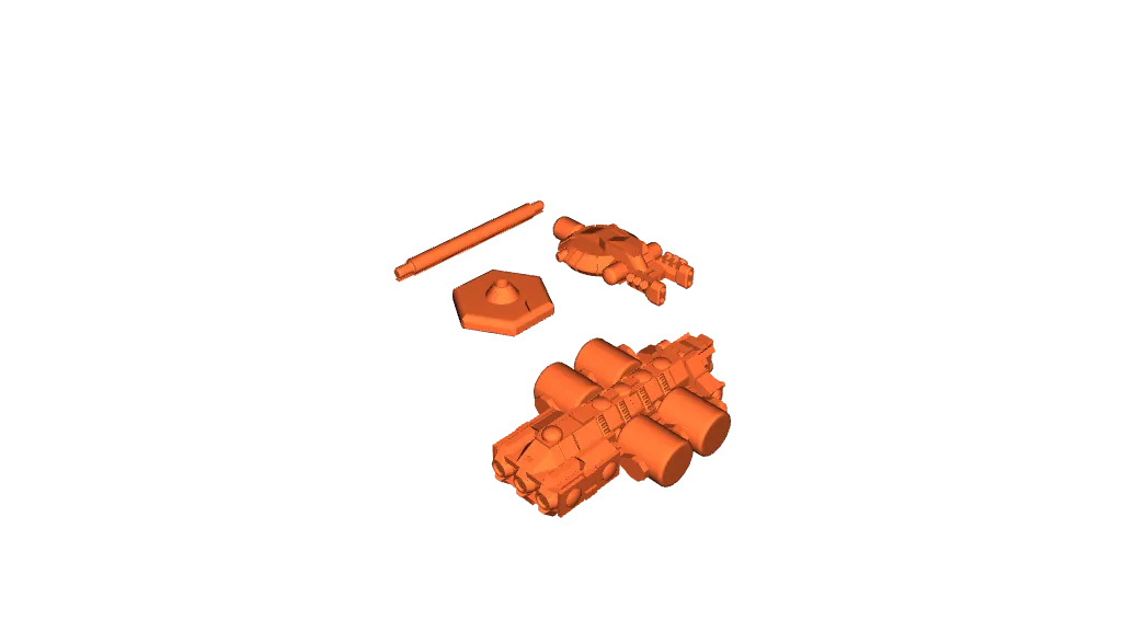Spaceships with stand by Jedibiker1234 | Download free STL model ...