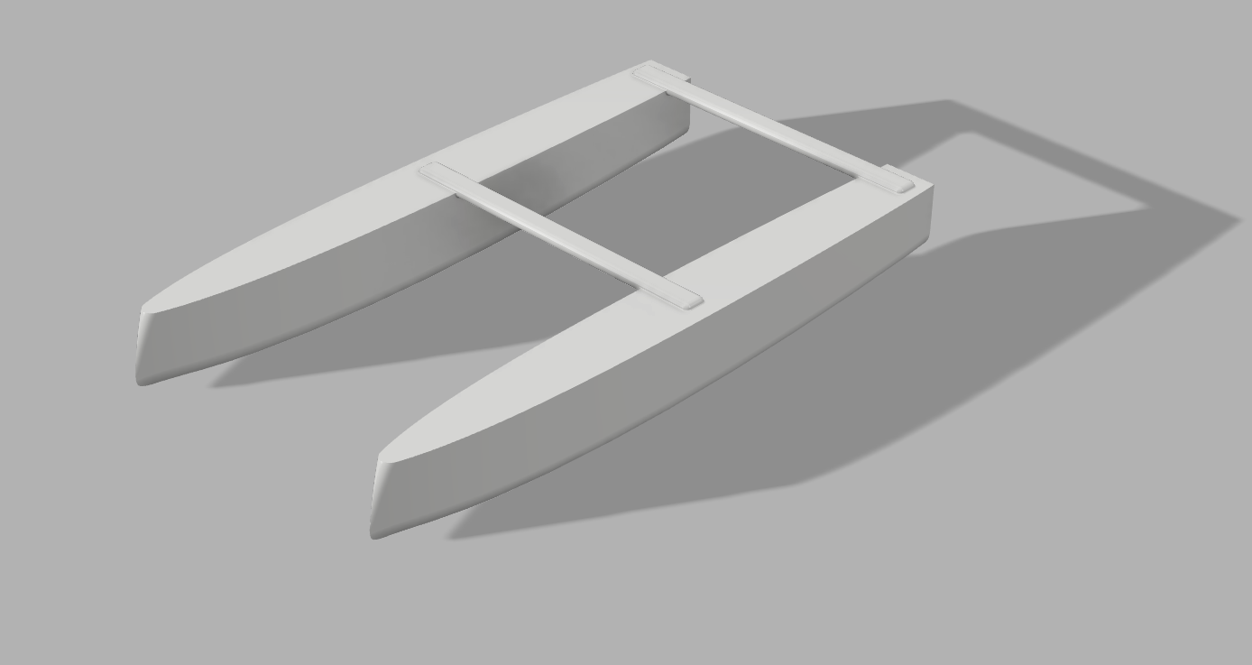 Sailing Catamaran by Boaz Te Ronde | Download free STL model ...