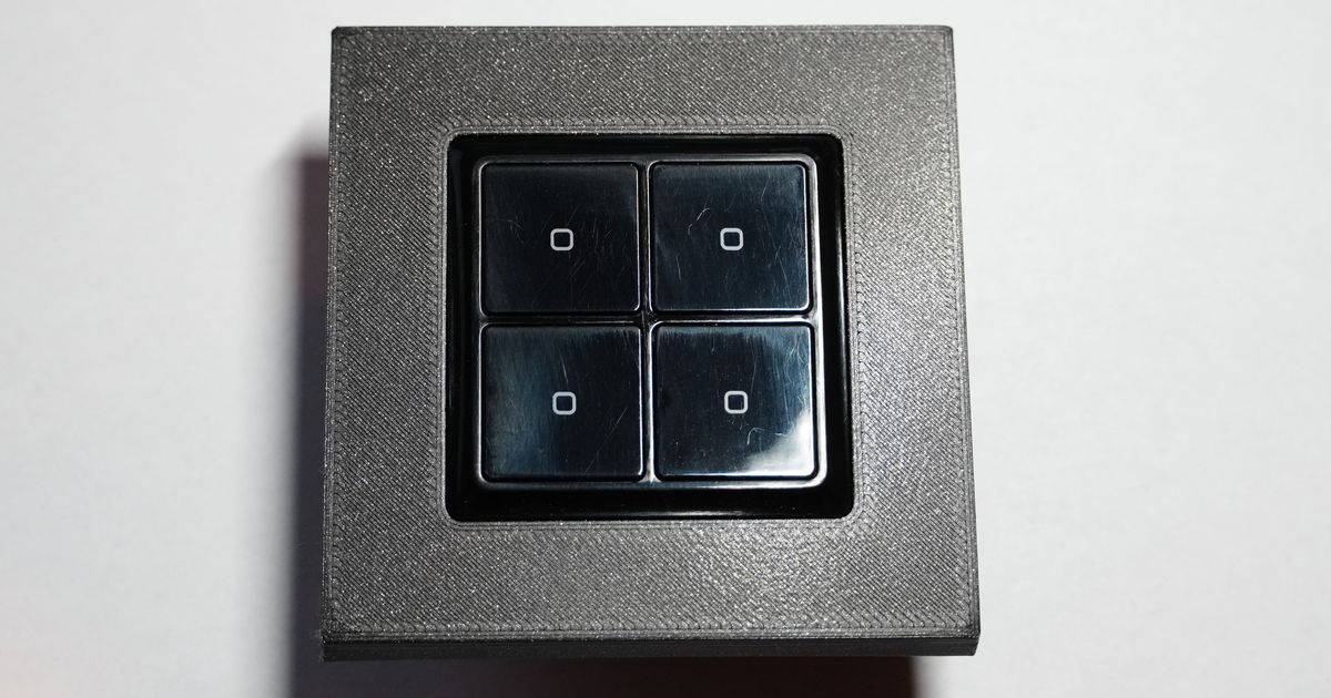 Shelly Wall Switch Frame for Gira E2 by scientress | Download free STL ...