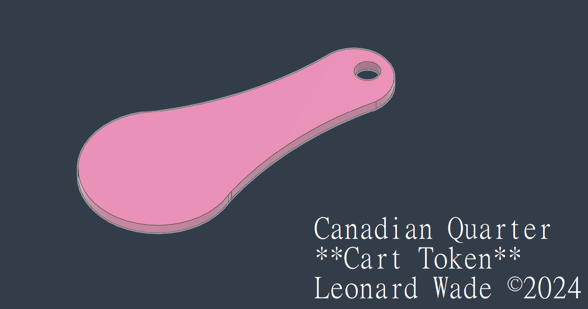 Cart Token by Leonard | Download free STL model | Printables.com