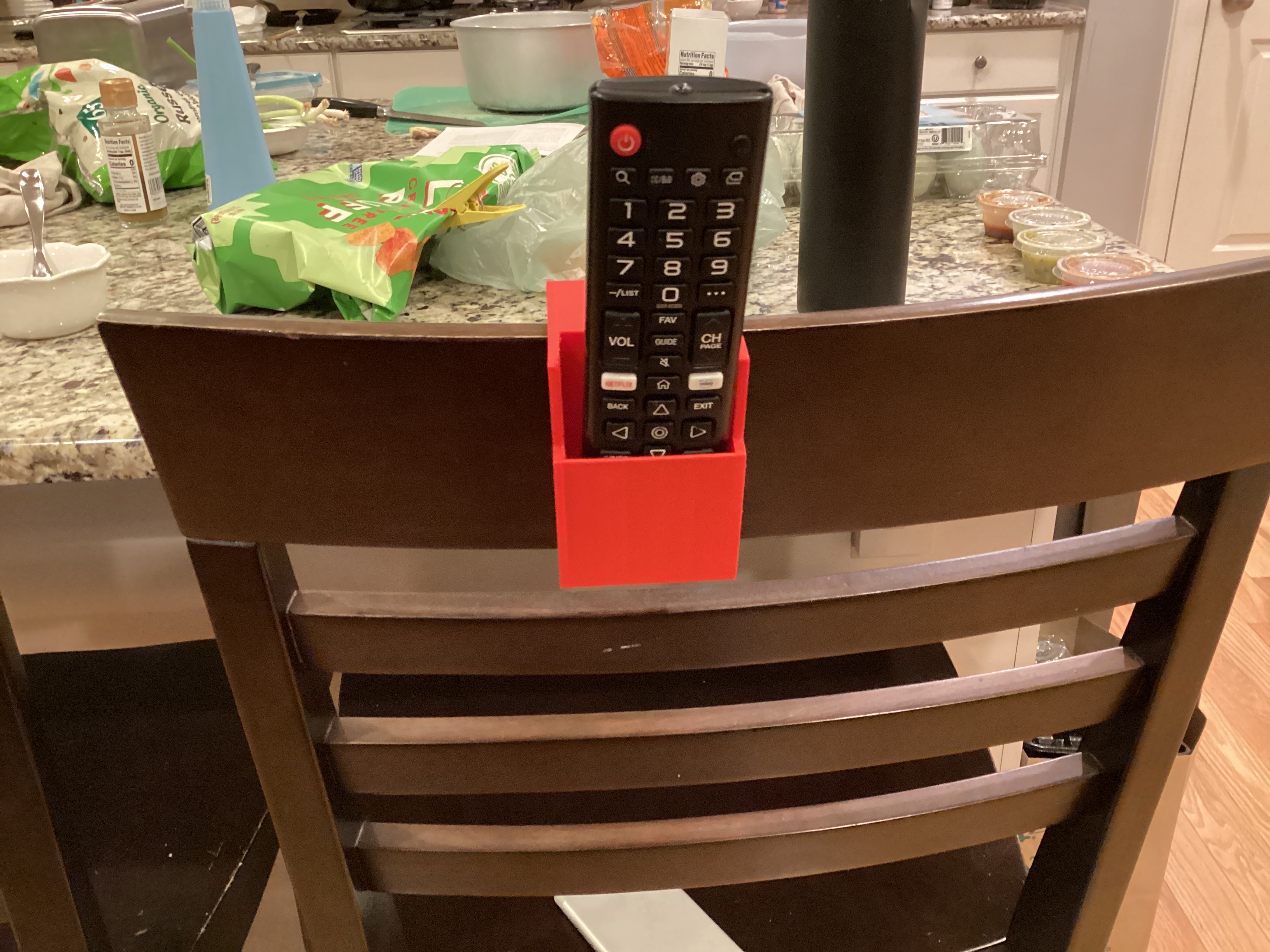 Phone Tv Remote Holder Hook By Zach Likes To Print Download Free Stl Model