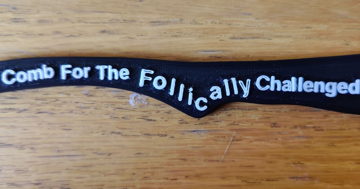 The comb for the follically challenged by Angie Was Here | Download ...