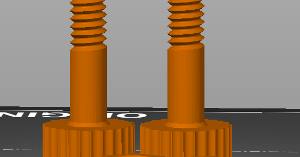 Longer bolts for larger pole by Gilly | Download free STL model ...