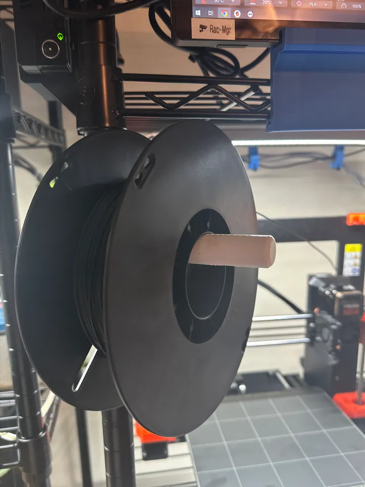 Wire Rack Spool Holder by Dreadful_Granola | Download free STL model ...
