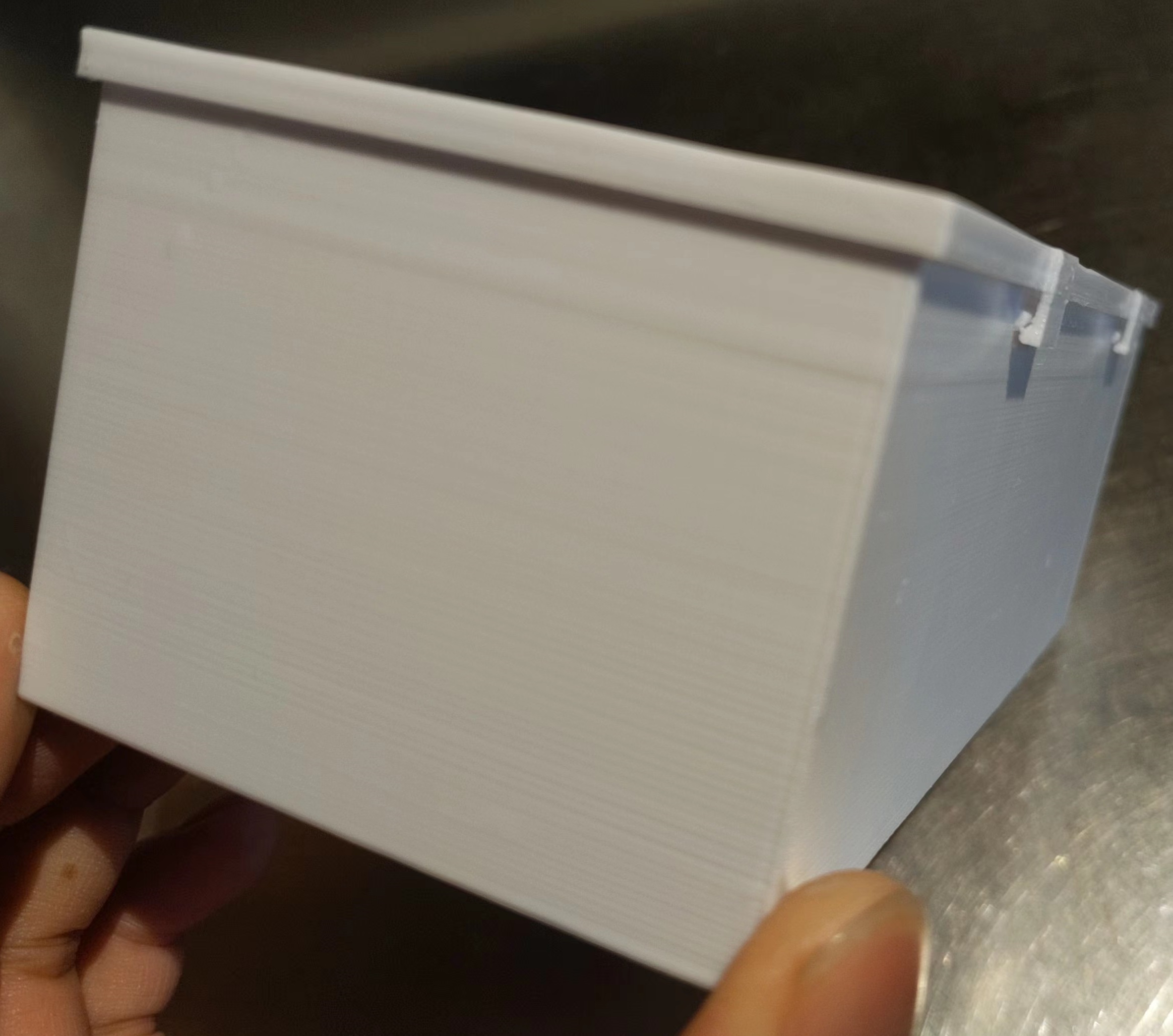 thin wall box - prevent Water splash 防水泼溅薄壁盒 by cyc | Download free STL model | Printables.com