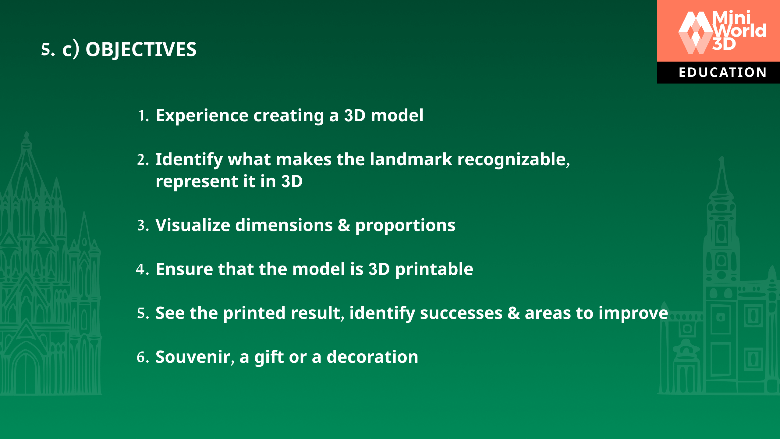 Create a Landmark: 3D Modeling & 3D Printing - Project (MS-HS, in ...