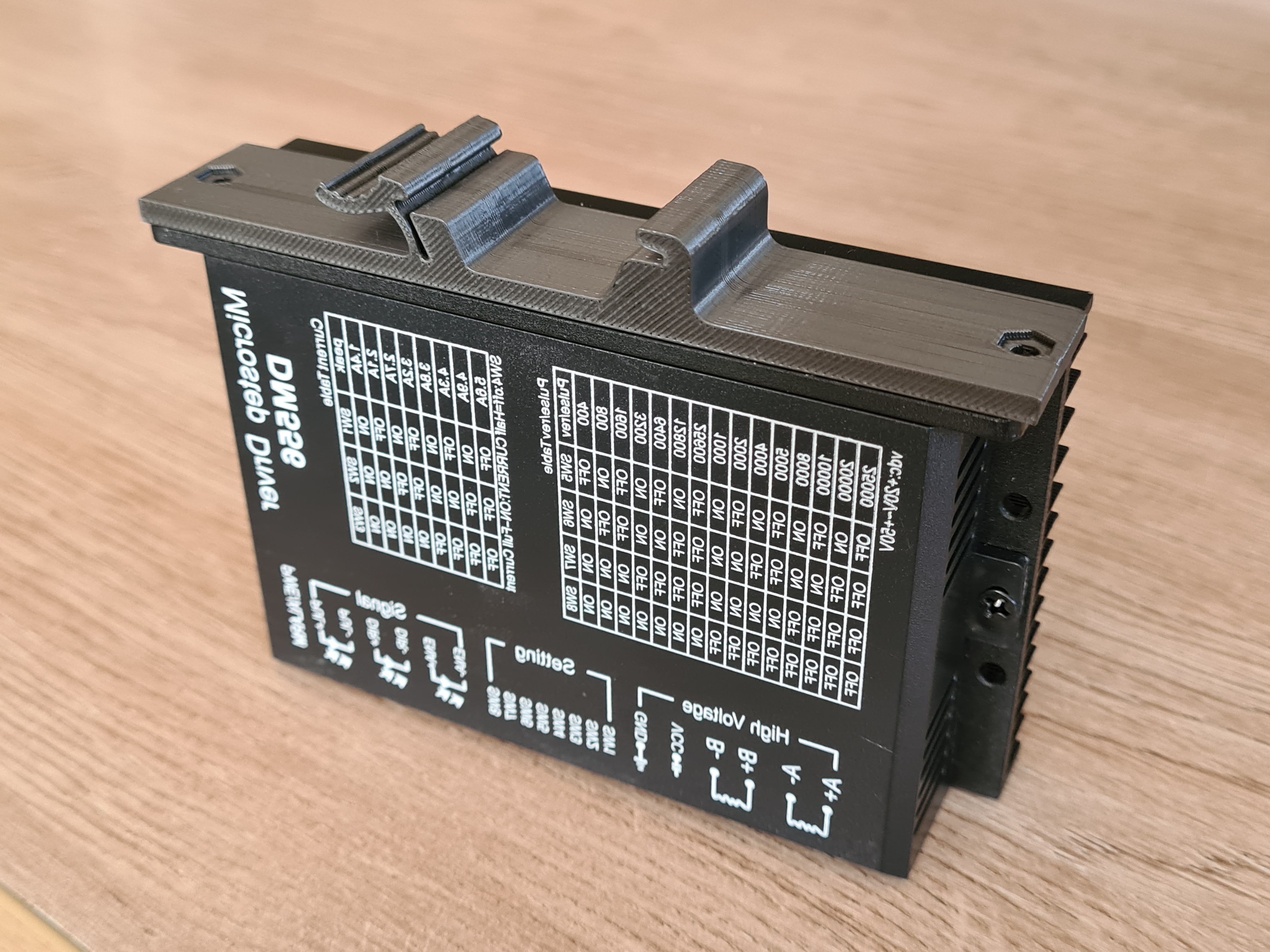 DM556 DIN Rail Clip Mount by ereenke | Download free STL model ...