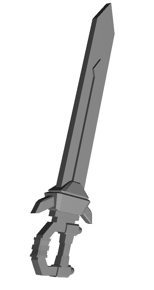 Cool Dungeon Sword by Starwater | Download free STL model | Printables.com