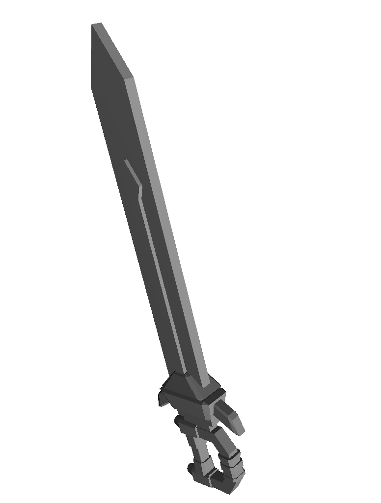 Cool Dungeon Sword by Starwater | Download free STL model | Printables.com