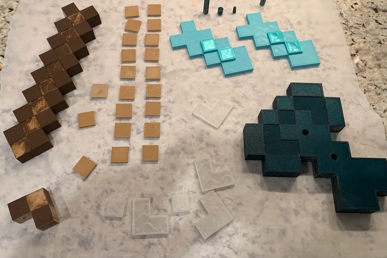 Mincraft Axe by prof_imagineer | Download free STL model | Printables.com