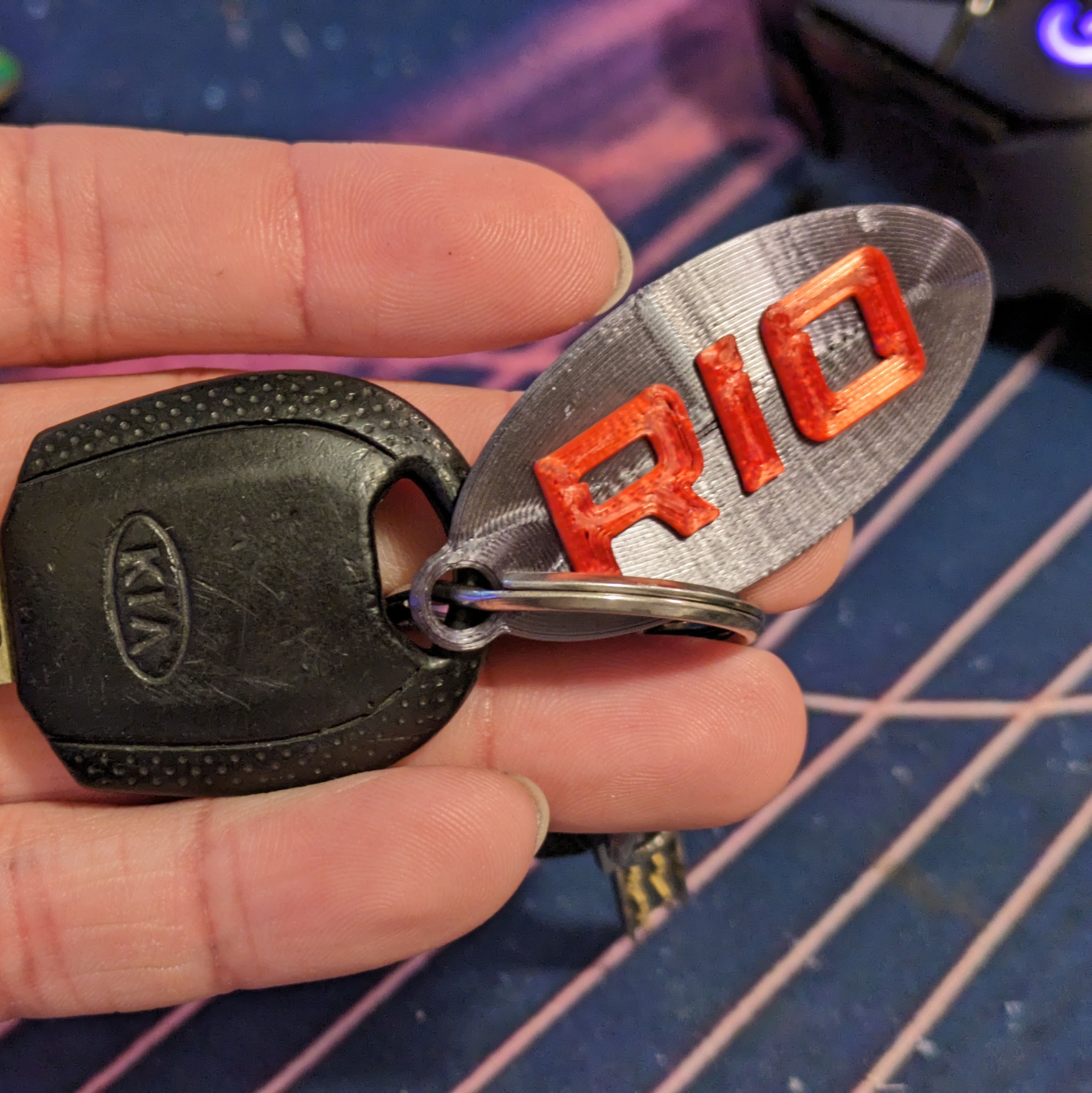Rio Keychain (multi color combatible) by Gormadt | Download free STL ...