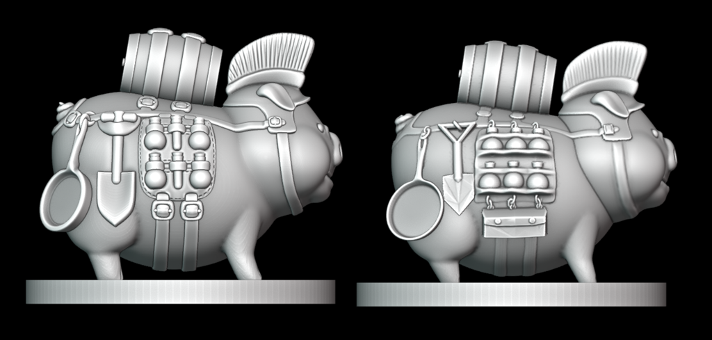 Pack Pig Remastered von Clay Rade | Kostenloses STL-Modell ...