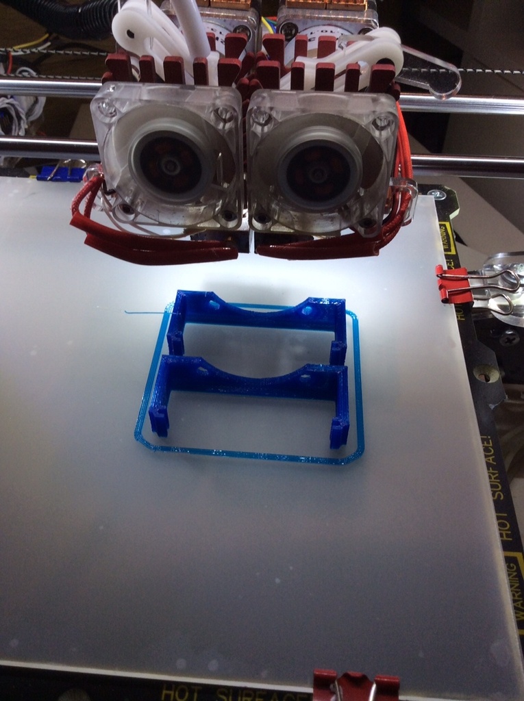 Azteeg X3 stepper driver 40mm fan bracket by Tiebie | Download free STL ...