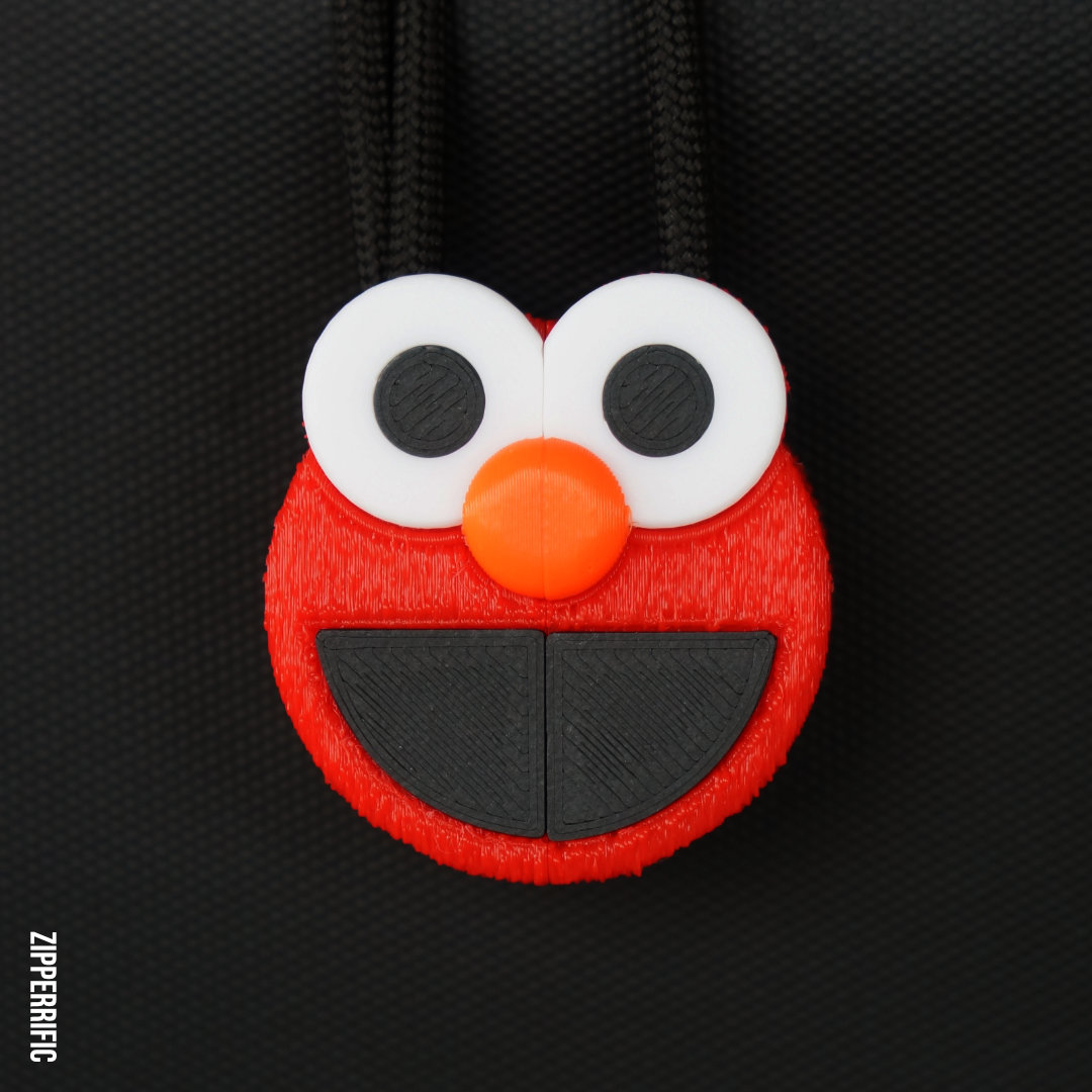 Zipper Pull - Elmo (Sesame Street) by TWB | Download free STL model ...