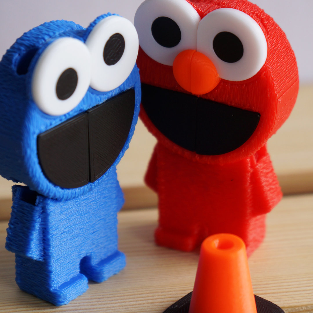 Zipper Pull - Elmo (Sesame Street) by TWB | Download free STL model ...