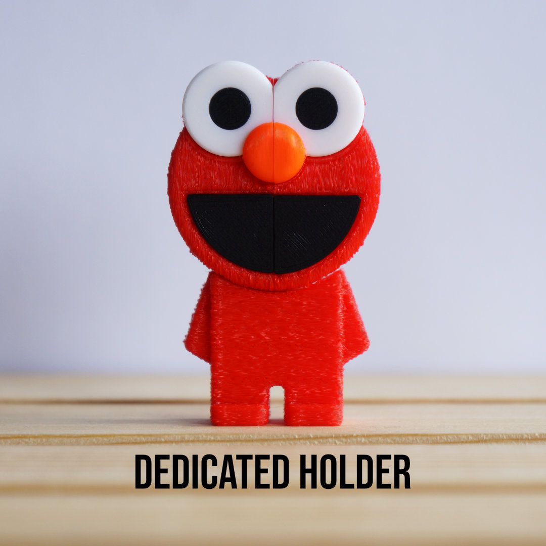 Zipper Pull - Elmo (Sesame Street) by TWB | Download free STL model ...