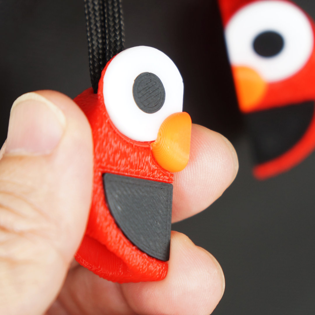 Zipper Pull - Elmo (Sesame Street) by TWB | Download free STL model ...