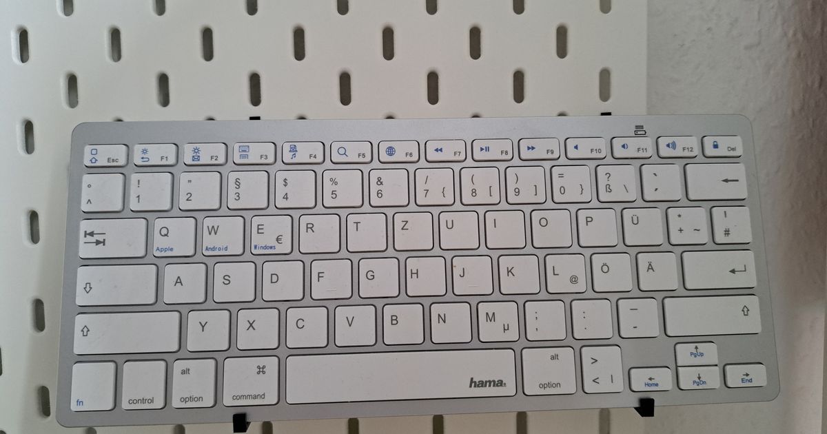 Ikea Skadis keyboard hook by Vince29 | Download free STL model ...