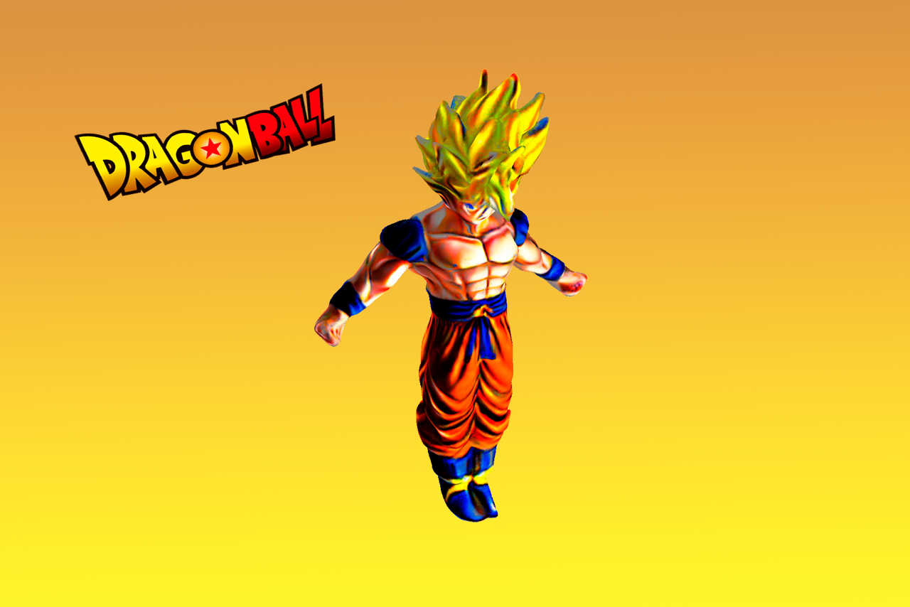 GOKU SUPER SAIYAN by PYC3D AI | Download free STL model | Printables.com