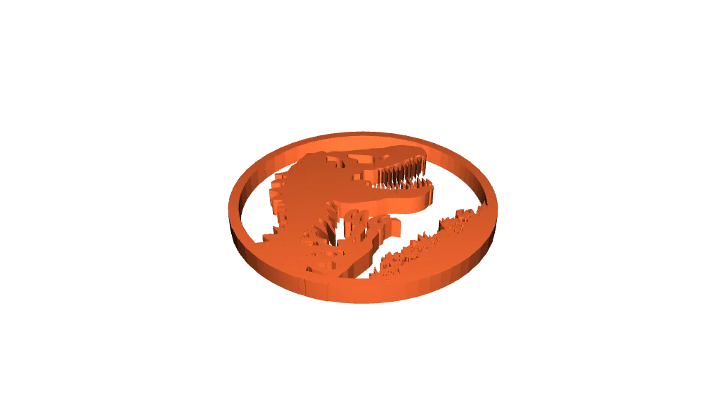Jurassic World Logo By Tubi Download Free Stl Model