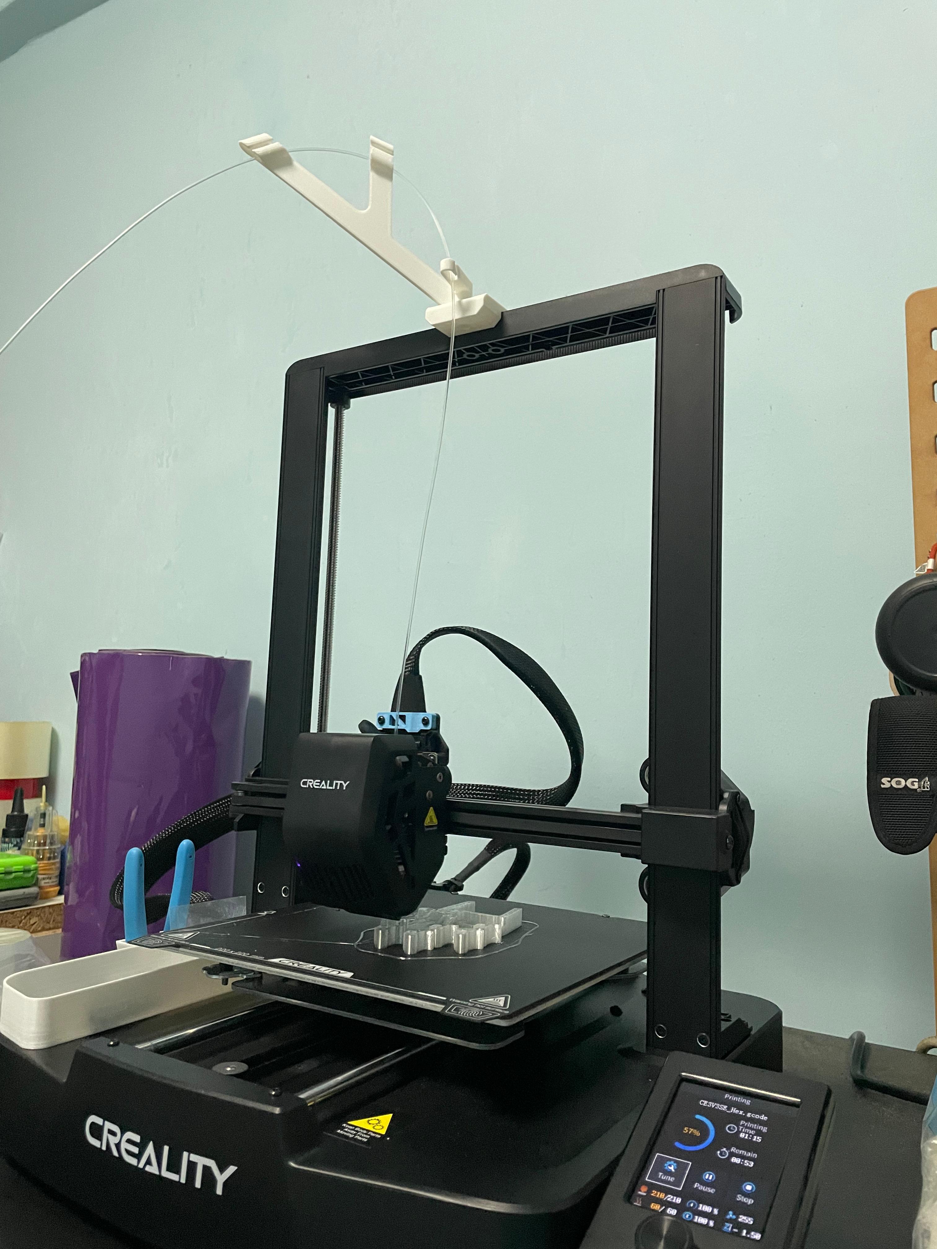 Ender 3 V3 SE, Filament guide (No PTFE tube) by NotSoHotEnd | Download ...