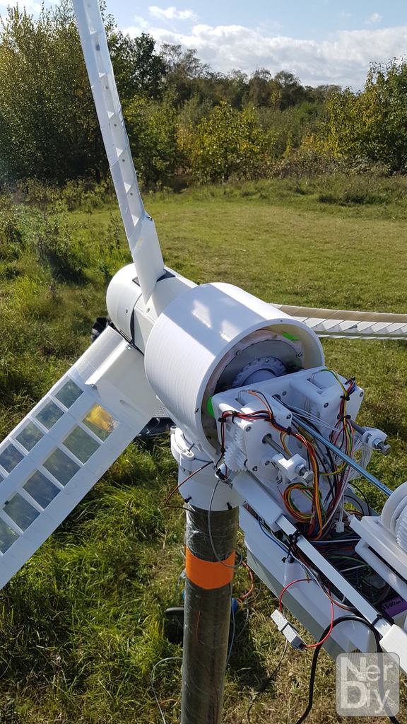 WinDIY - A (mostly) 3D printable wind-turbine por Nerdiy.de | Descargar ...