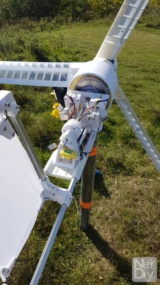 WinDIY - A (mostly) 3D printable wind-turbine by Nerdiy.de | Download ...