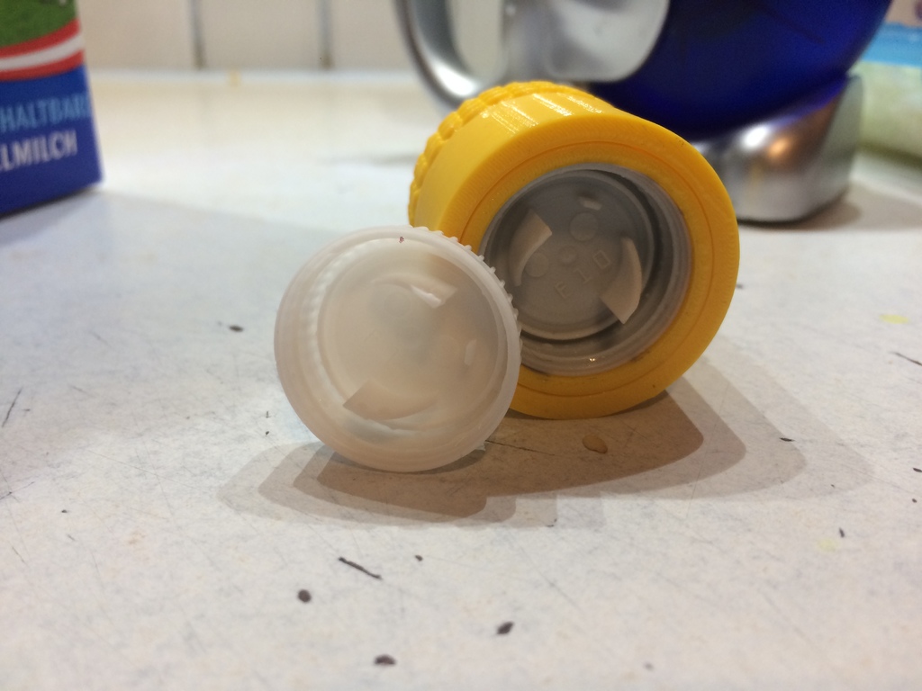 Milk Bottle Lock for Tetra Pak by Kit | Download free STL model ...