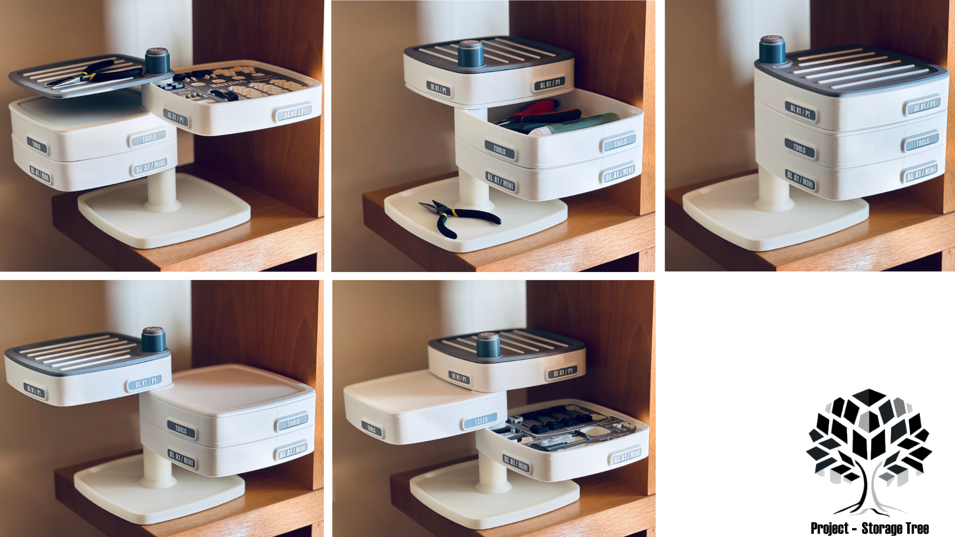 Modular Storage Tree by Jorge | Download free STL model | Printables.com