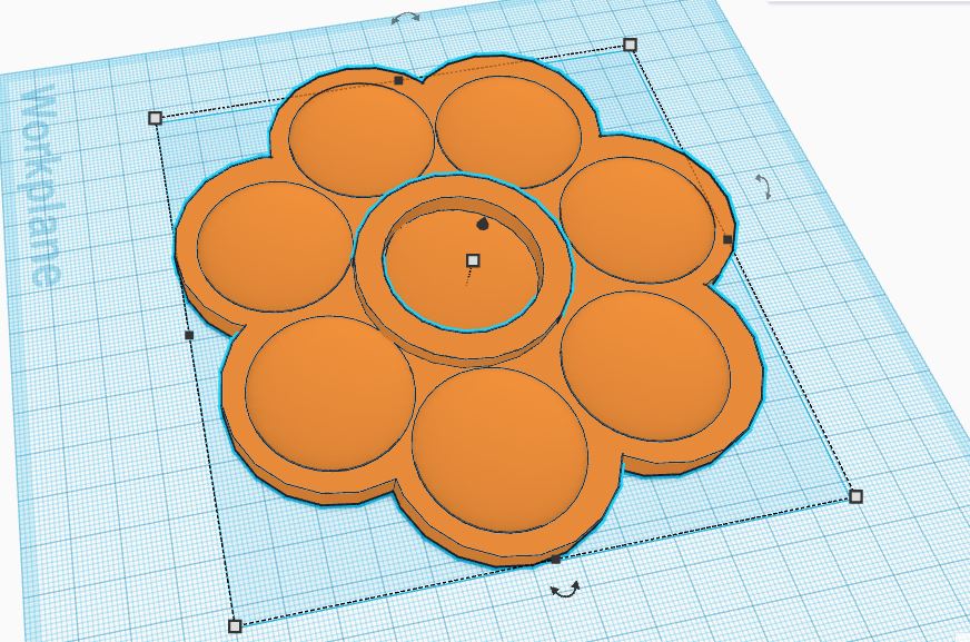 Paint Flower by 3DPrintedLikeMe | Download free STL model | Printables.com