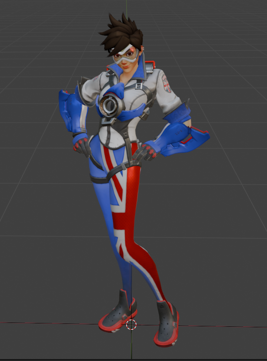 OW2 Tracer - Union Jack (Summer Games) by LokiRulez | Download free STL ...