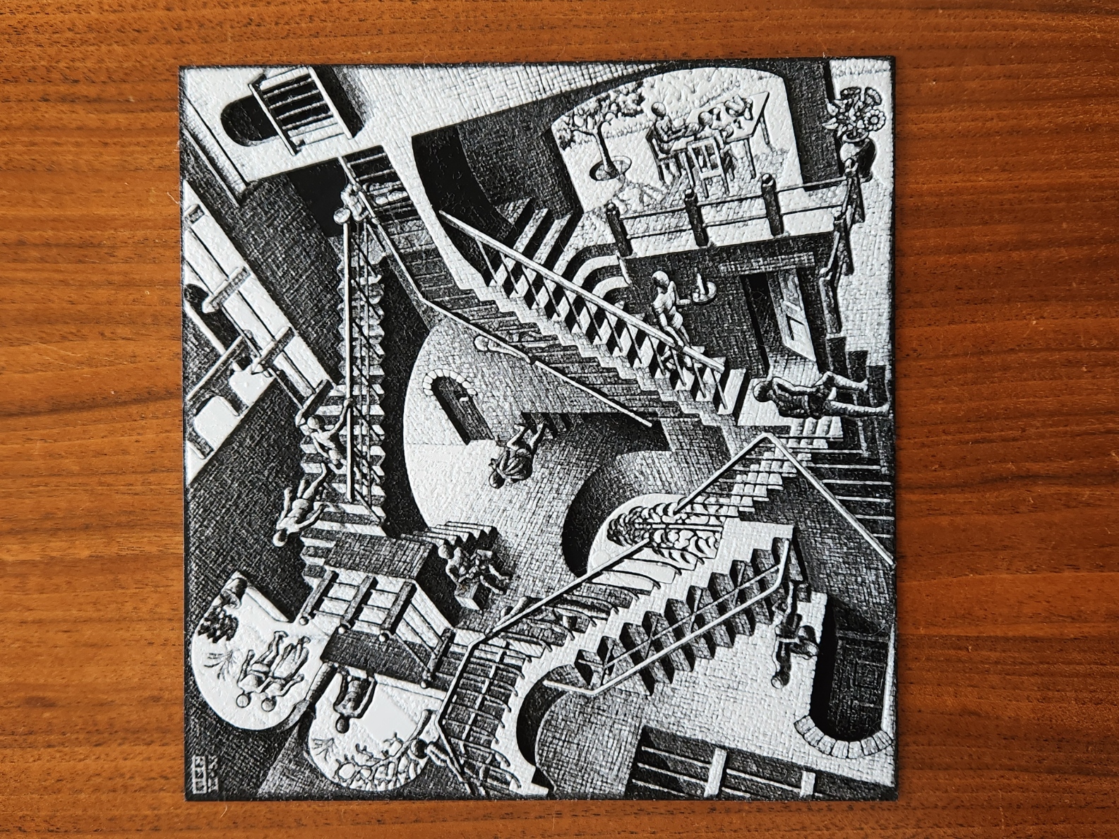 M. C. Escher's Relativity - HueForge by Jon | Download free STL model ...