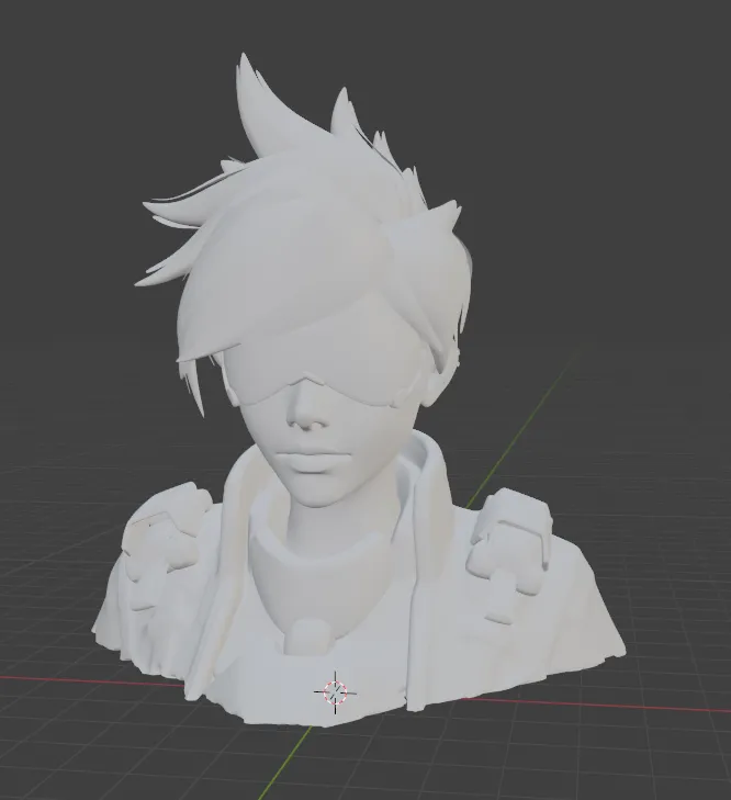 Tracer - OW2 Bust by LokiRulez | Download free STL model | Printables.com