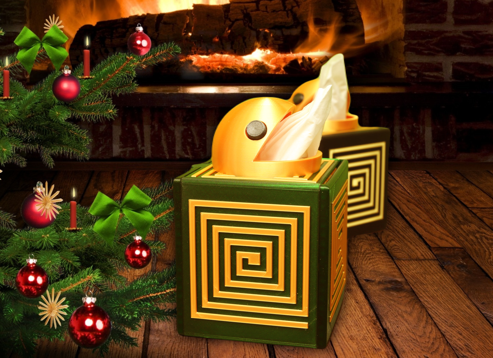 Pacman - Tissue Box cover - building kit for paper tissue for KLEENEX ...