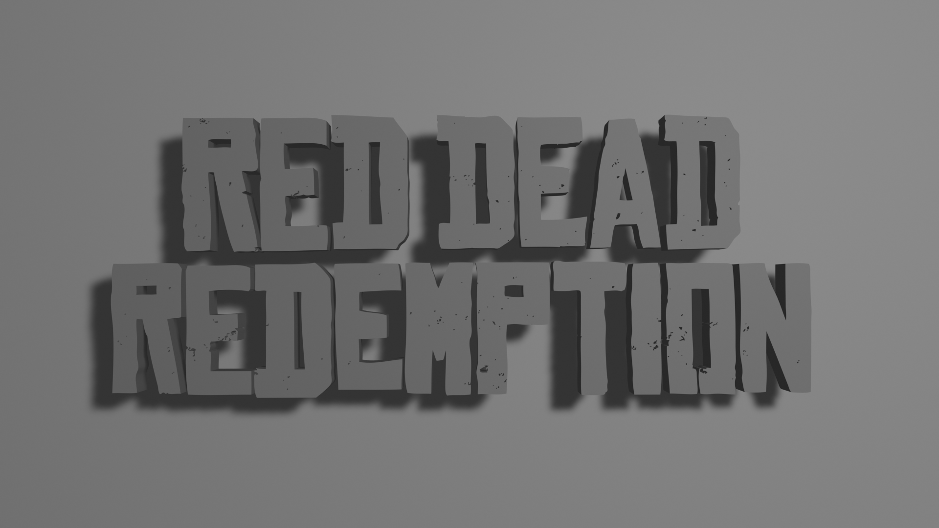 red dead redemptio logo by tubi | Download free STL model | Printables.com