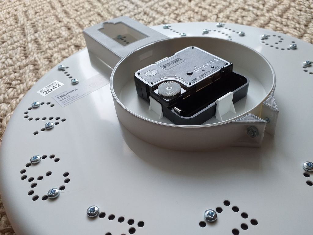 Digits and support for TROMMA Ikea Clock by Valeriu | Download free STL ...