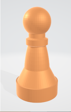 3D Printable Chess Pawn von BowedFurball | Kostenloses STL-Modell ...