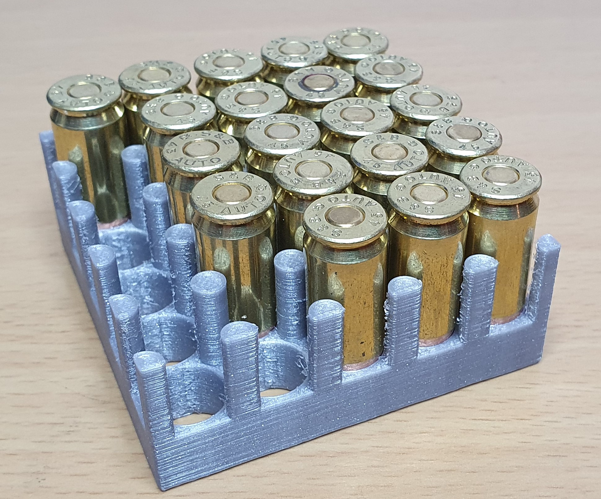 Storage tray for .45 ACP rounds by RC builder | Download free STL model ...