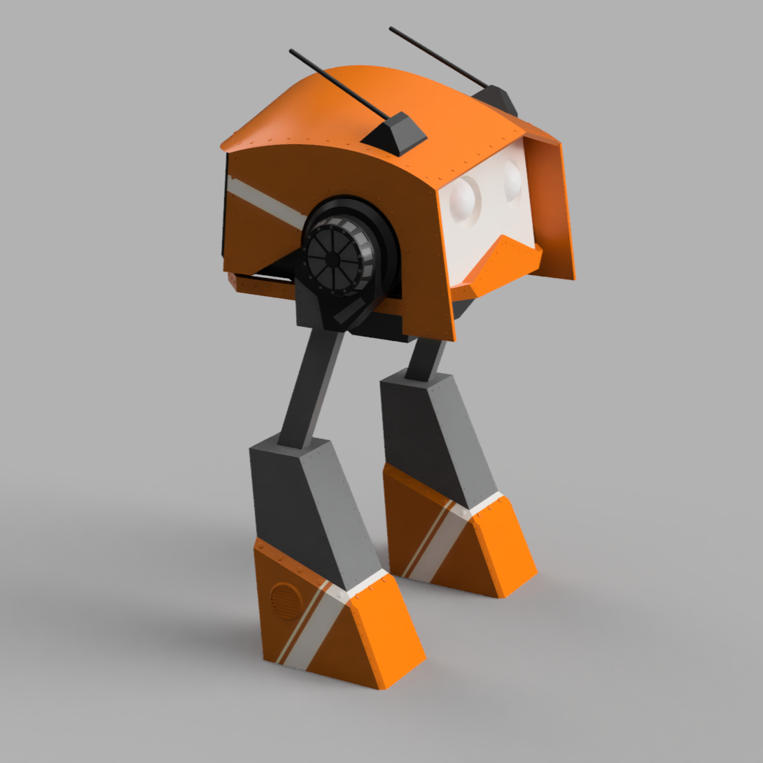 Little Robot Friend by steamtronics | Download free STL model ...