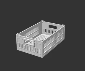 Stackable Honeycomb Crate (Support free) by mlodybuk | Download free ...