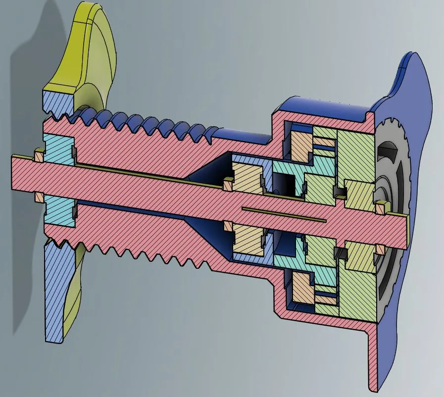 Stronger Compact Spool Auto-Rewinder by rans | Download free STL model ...