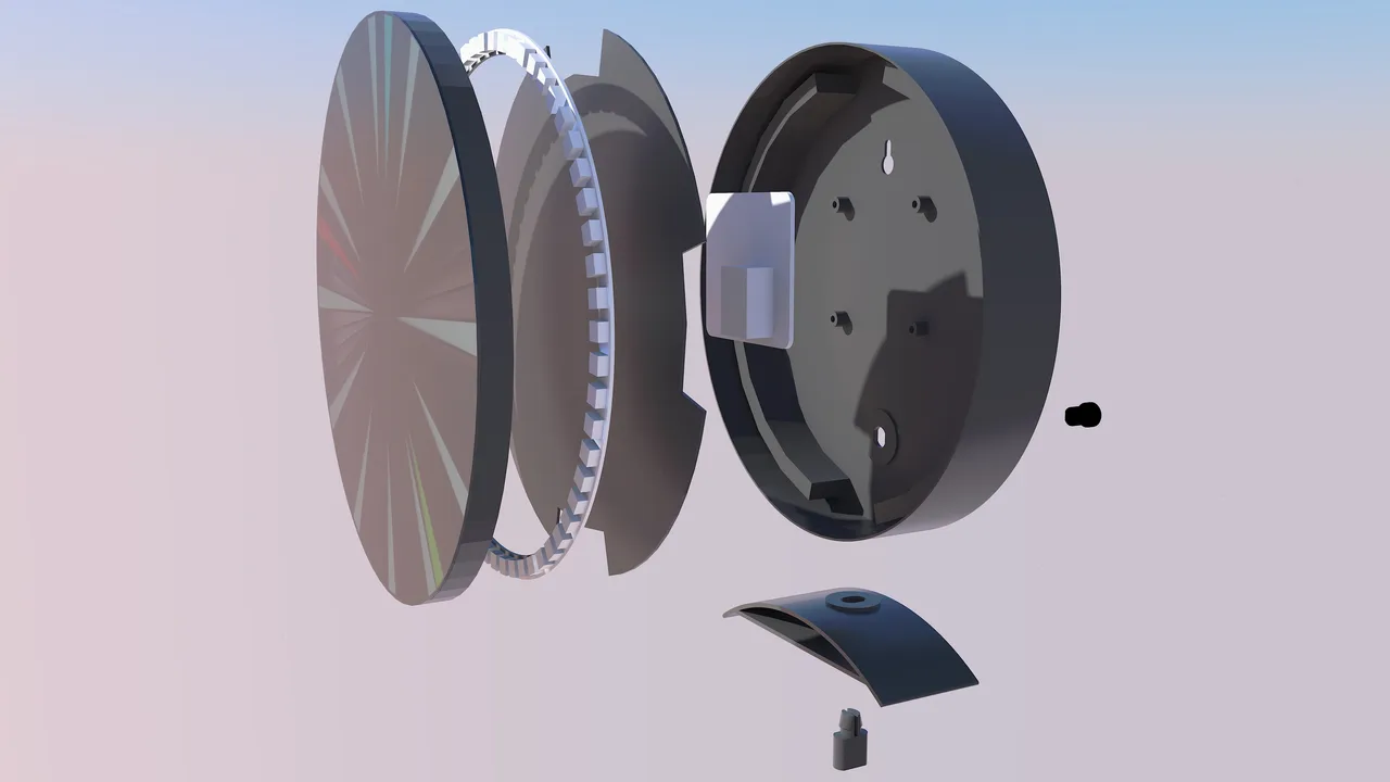 Digilogue LED Clock - WLED Clock by smartroad | Download free STL model ...